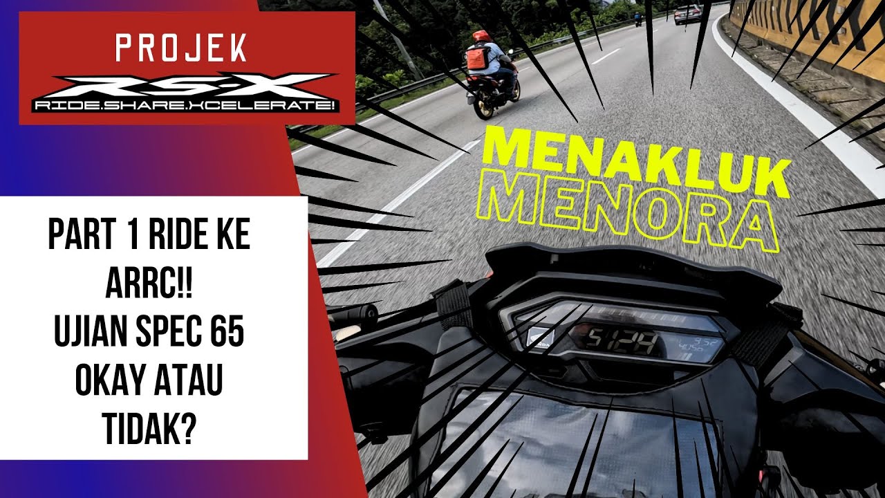 PART 1: RIDE KE ARRC 2023 Tahan ka HONDA RSX modi ni jalan sana sini ...