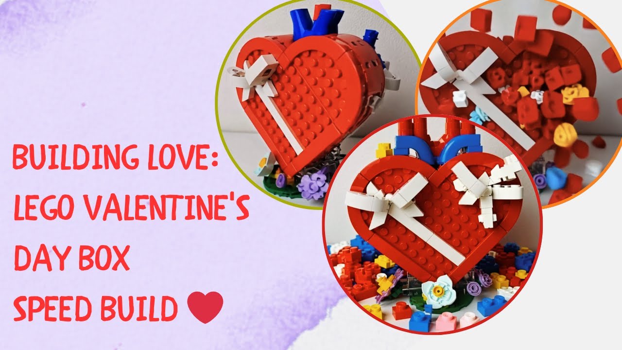 Building Love: LEGO Valentine's Day Box Speed Build ️ | Perfect Gift ...