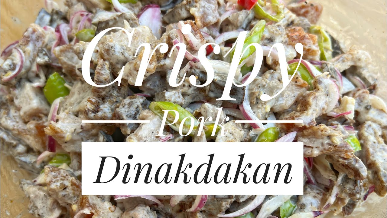 Crispy Pork Dinakdakan | Easy way to cook - YouTube