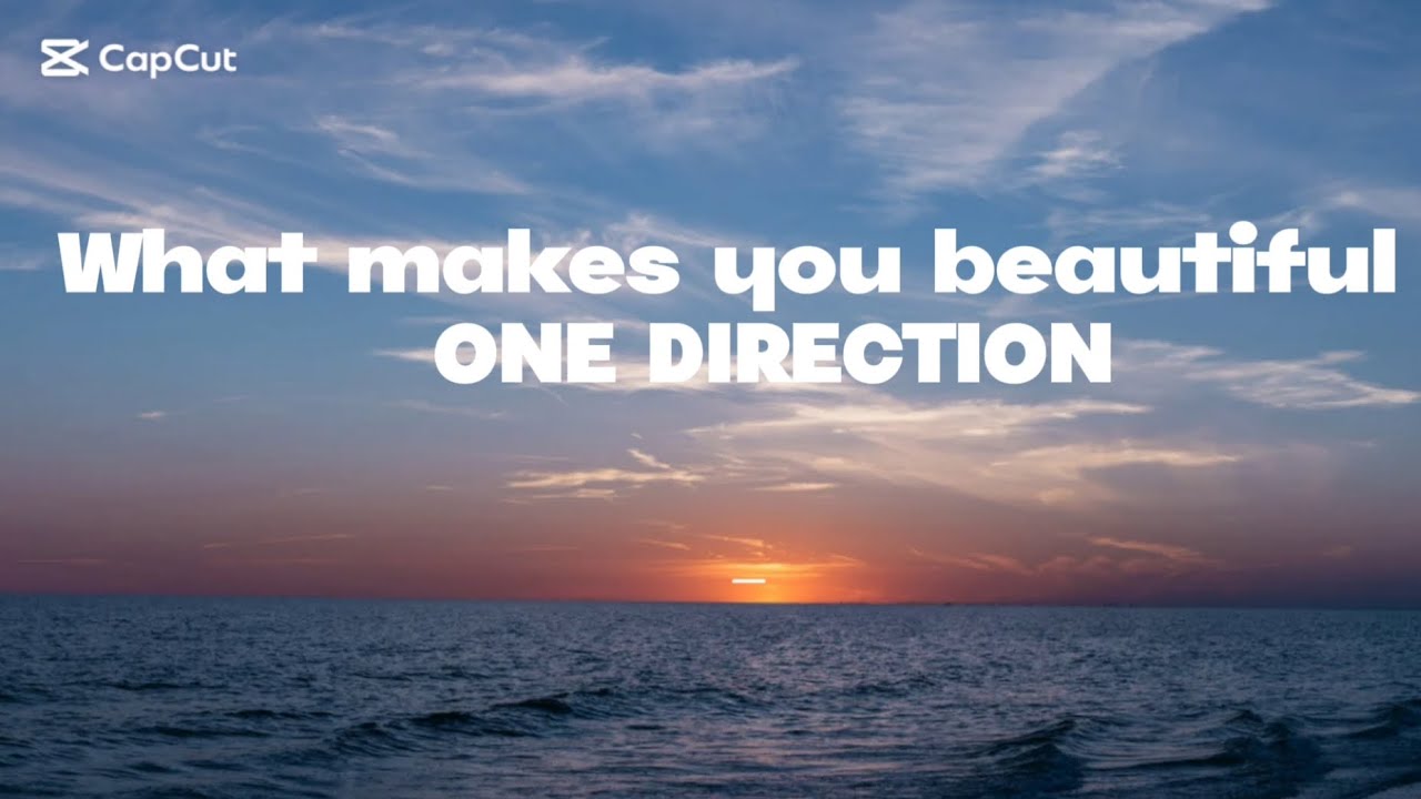 One Direction - What Makes You Beautiful (Lyrics) - YouTube