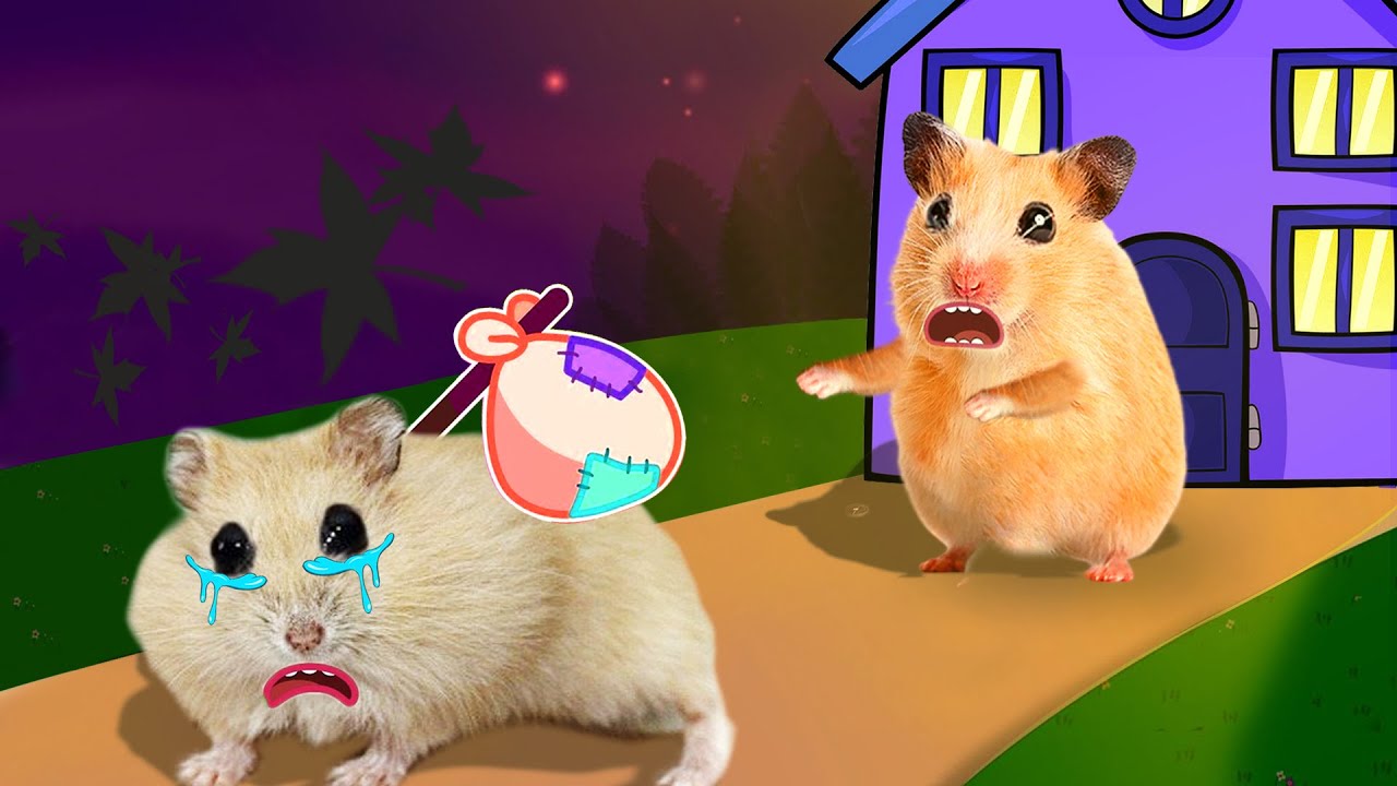 😱HAMSTER FLED! Pretend Dad Takes Care Baby in Washing machine🐹 Mr ...