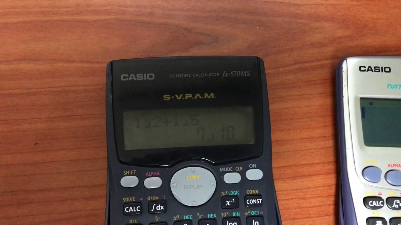Comparison between Scientific Calculator Fx-570MS and Fx-570ES Plus ...