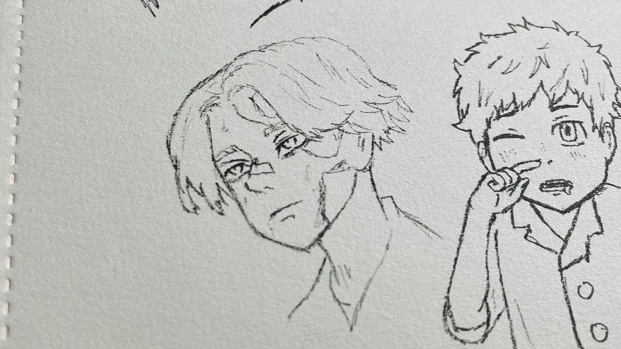 How to draw Inui Seishu in 4 minutes - Tokyo Revengers (step by step ...