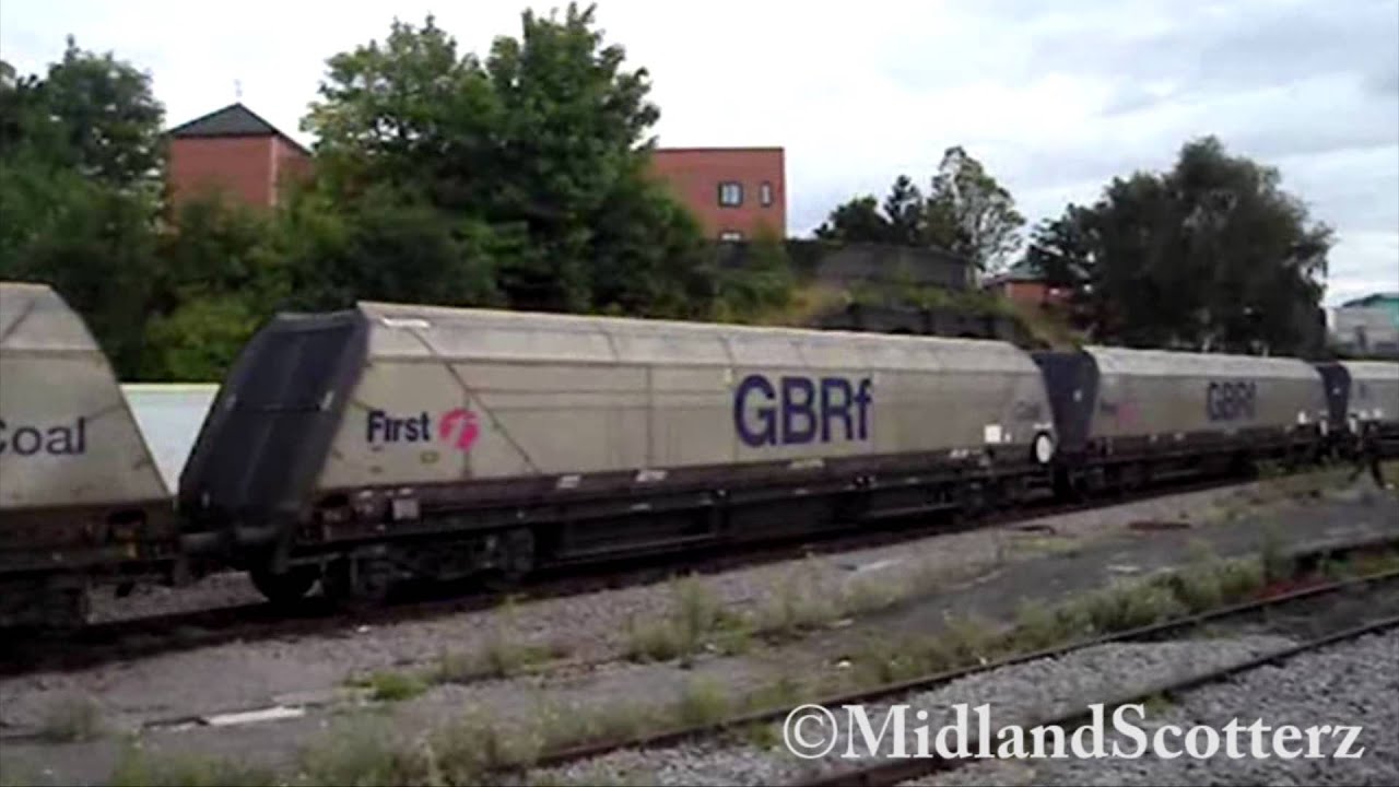 Fastline Freight Class 66 passing Leicester station 2008 HD 1080p - YouTube