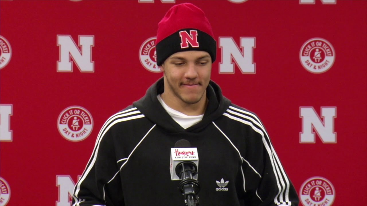 Husker247: Adrian Martinez talks Iowa loss - YouTube