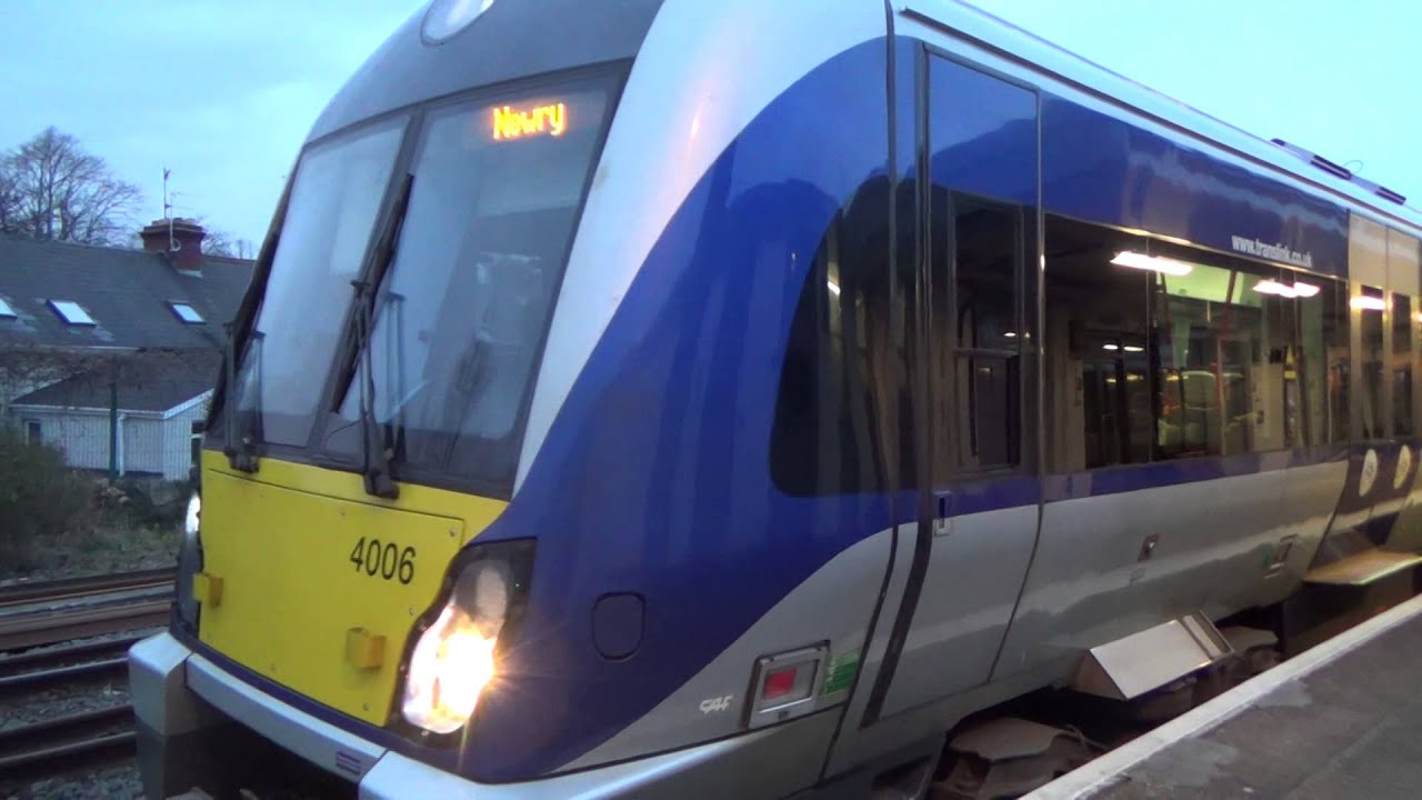 NIR CAF 4000 DMU 4006 - Portadown Station - 5/3/14 - YouTube