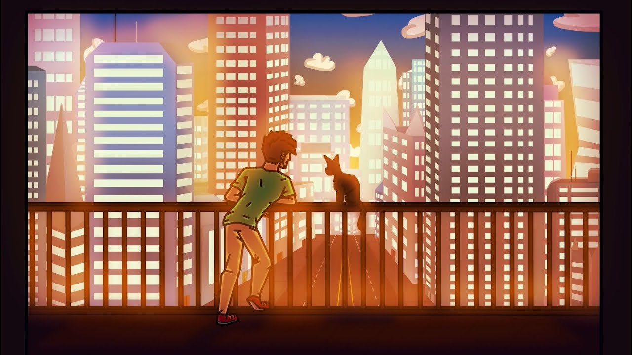 Wide Shot Animation Class Assignment - YouTube