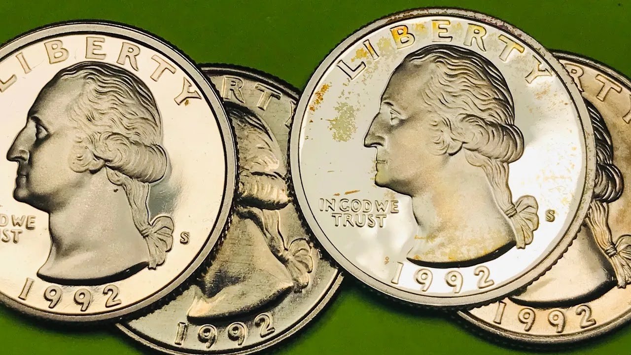 1992 S Mint Mark Silver Quarters Worth Collecting - YouTube