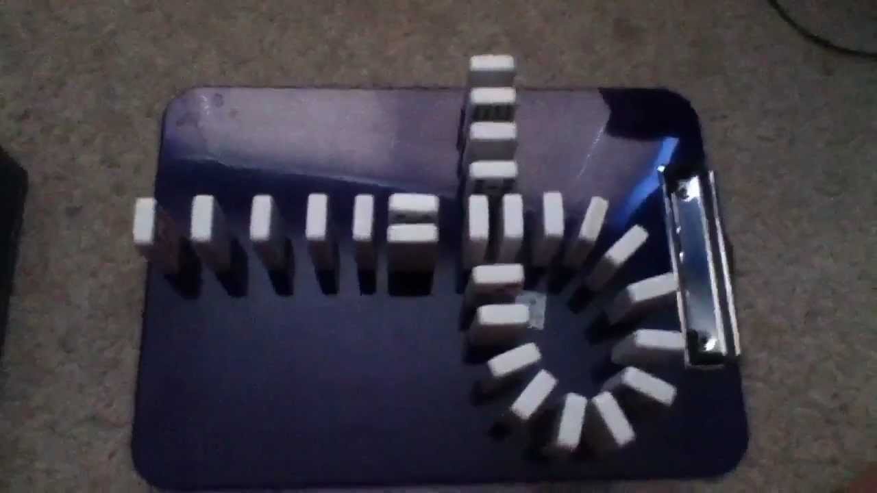 How To Make A Domino Loop Trick - YouTube