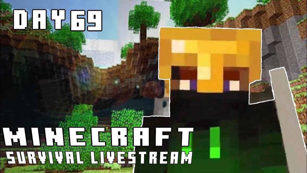 Day 69 of my Minecraft Survival World [Tour + Grinding Livestream] - YouTube