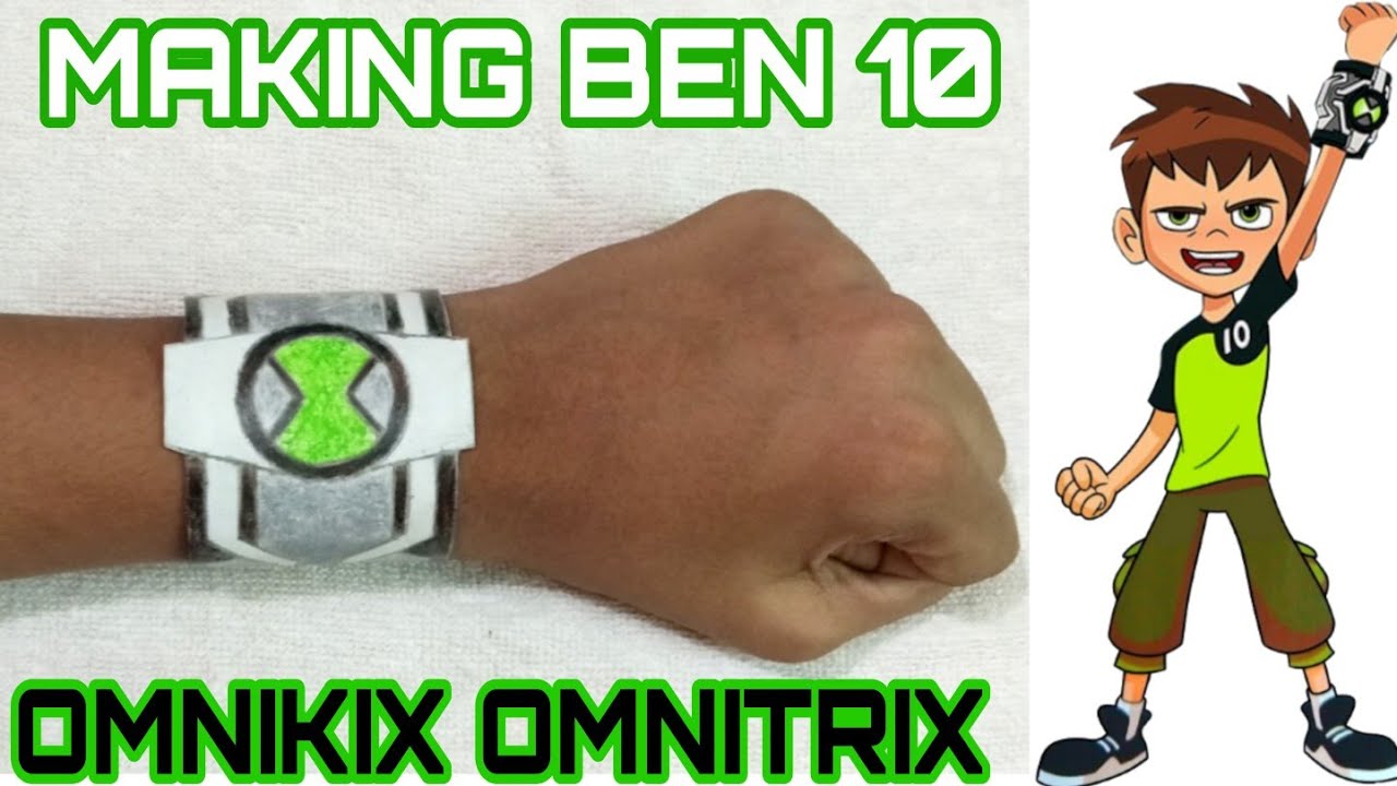 Making Omnikix Omnitrix with cardboard || Ben 10 reboot season 4 ...