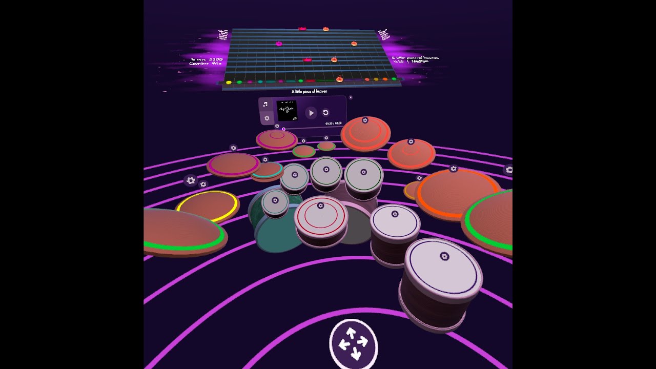 A Little piece of heaven VR Drum cover walkthrough on paradiddle. - YouTube