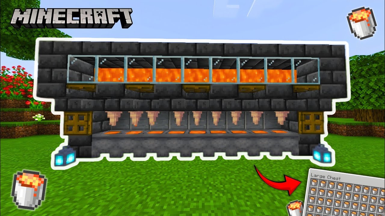I MADE AUTOMATIC LAVA FARM TUTORIAL | MINECRAFT 1.21 | SURVIVAL SERIES ...