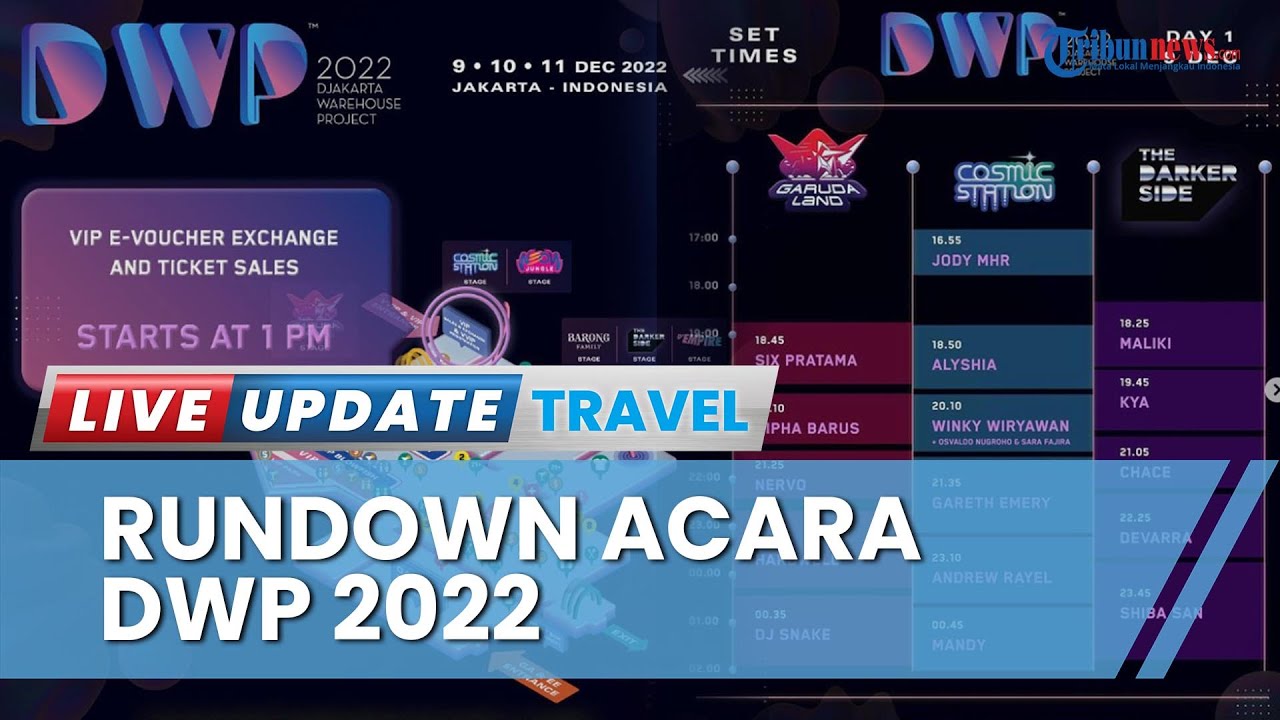 Line Up DWP 2022 di JiExpo Kemayoran, Hari Ketiga Bakal Ada Grup Musik ...