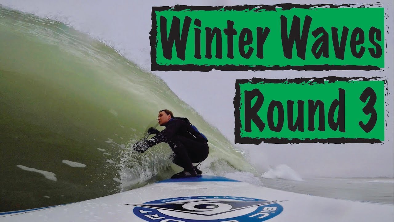 Surfing NJ | Winter NJ Surfing - YouTube