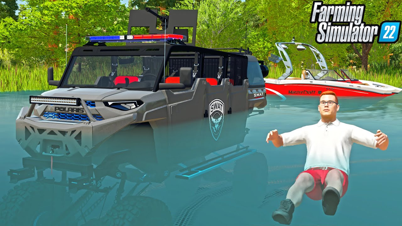 NEW SWAT CAR (POLICE UTV) | CAN WE MAKE MILLIONS? FARMING SIMULATOR 22 ...