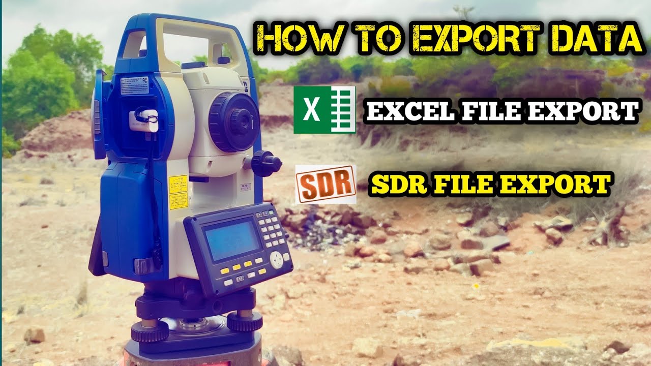 HOW TO EXPORT DATA ON SOKKIA CX TOTAL STATION HOW TO EXPORT EXCEL FILE HOW TO EXPORT SDR HOW TO EXPORT DATA ON SOKKIA CX TOTAL STATION HOW TO EXPORT EXCEL FILE HOW TO EXPORT SDR