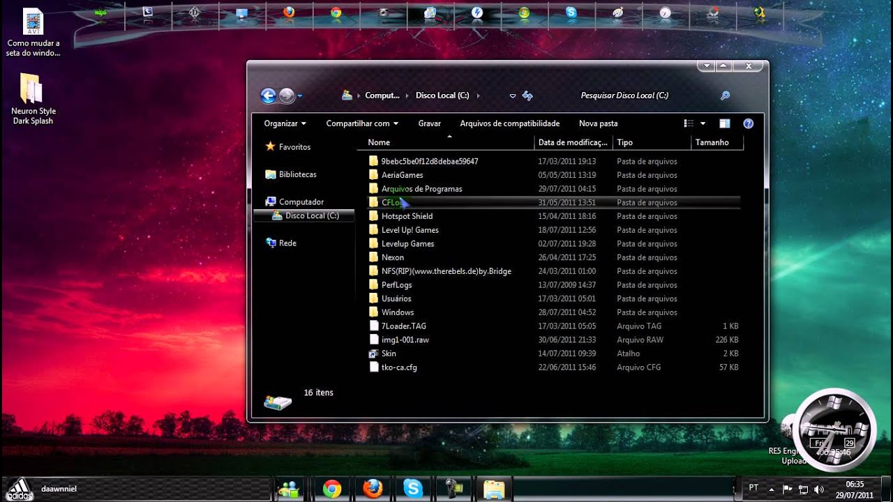 Como mudar o Skins do rocketdock (( COMPLETO )) ! - YouTube