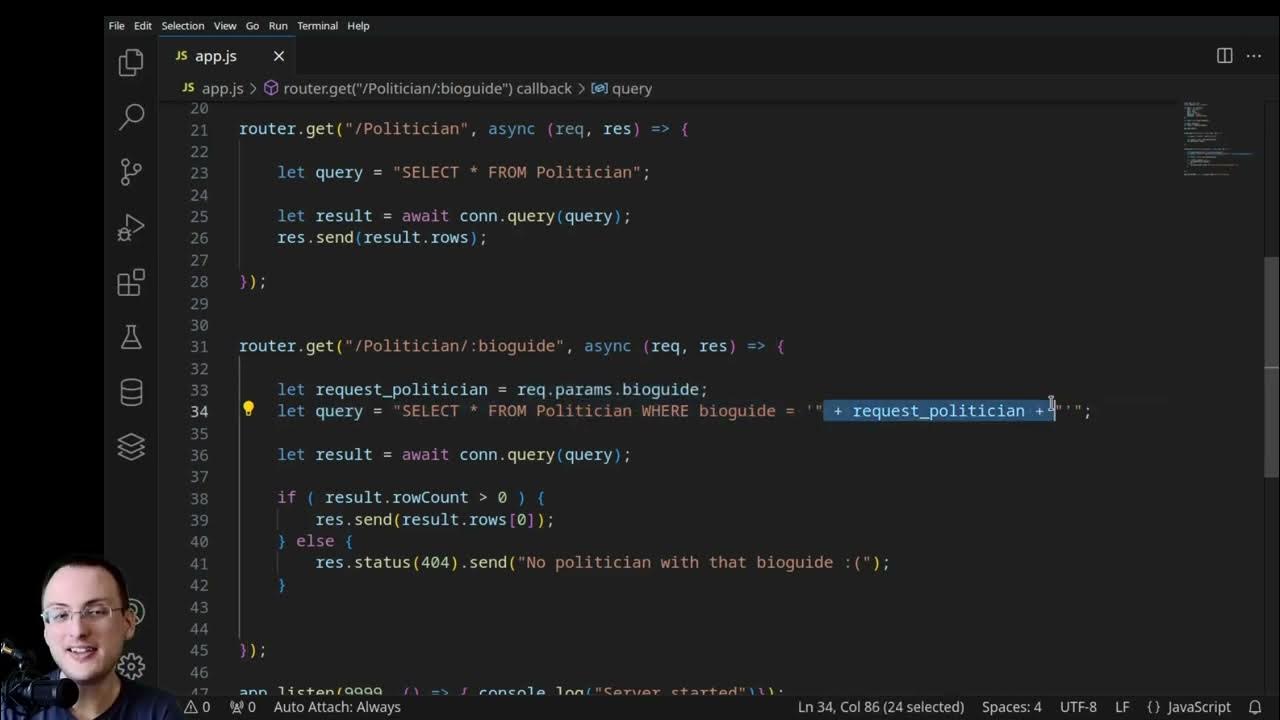 Integrating SELECT Queries into RESTful Endpoints - YouTube