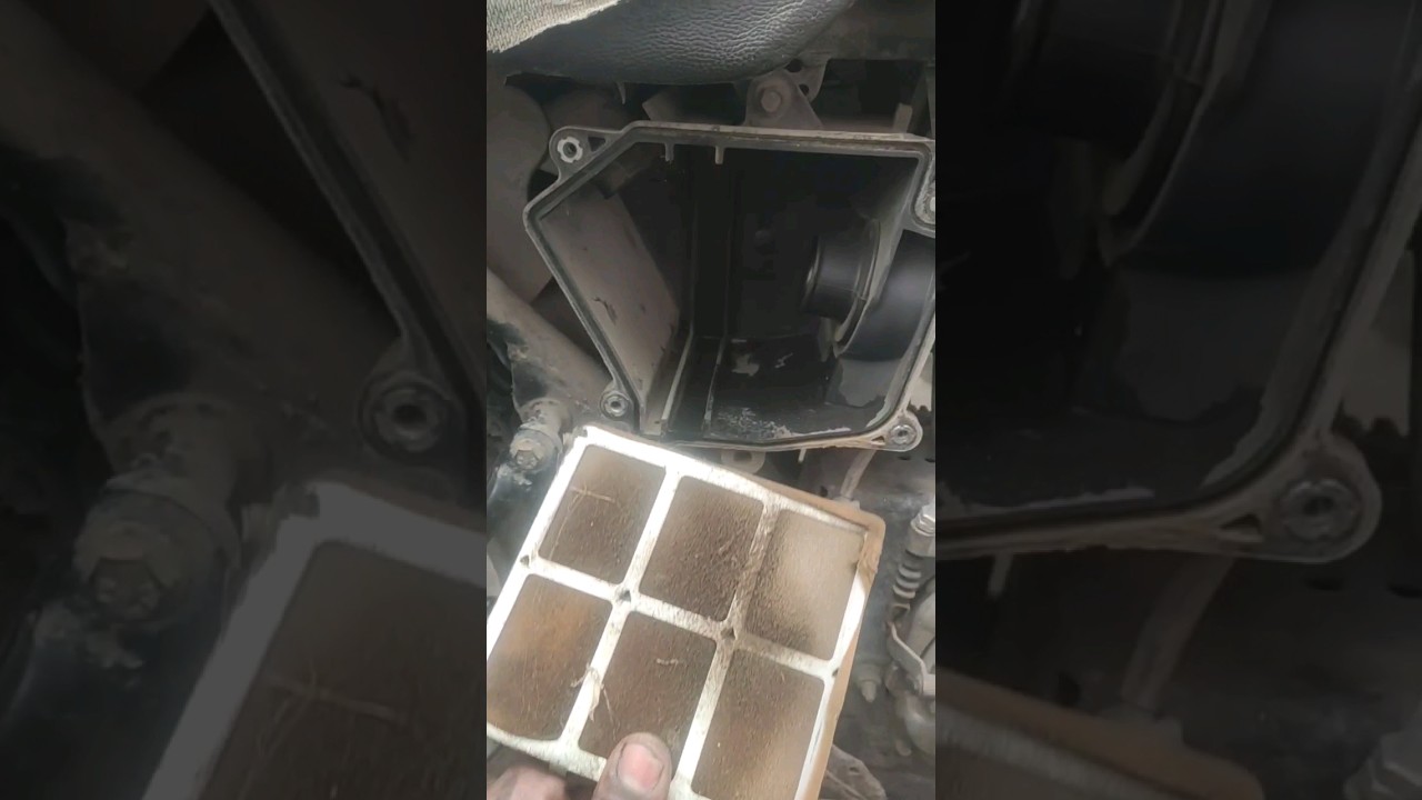 CT100 Bike Air Filter Condition #bajaj #airfilter #ct100 #platina # ...