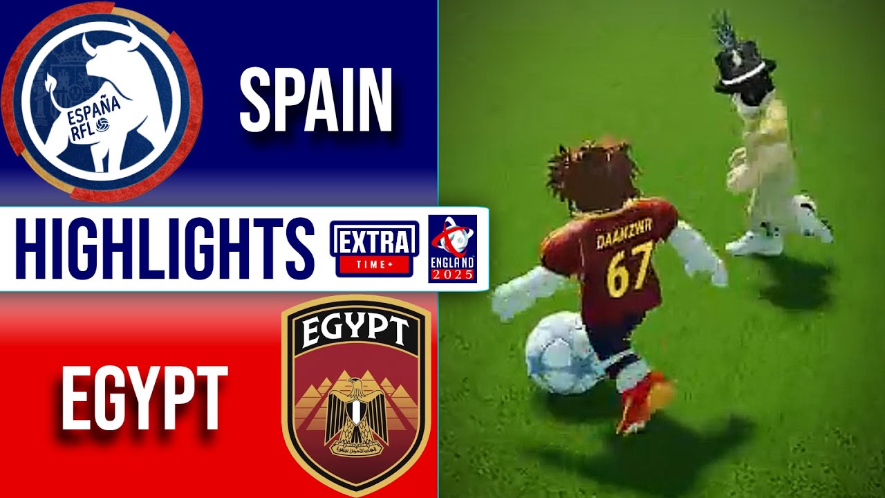 Spain vs Egypt | RFL S3 - Global Cup [Group C - Gameweek 1] - YouTube