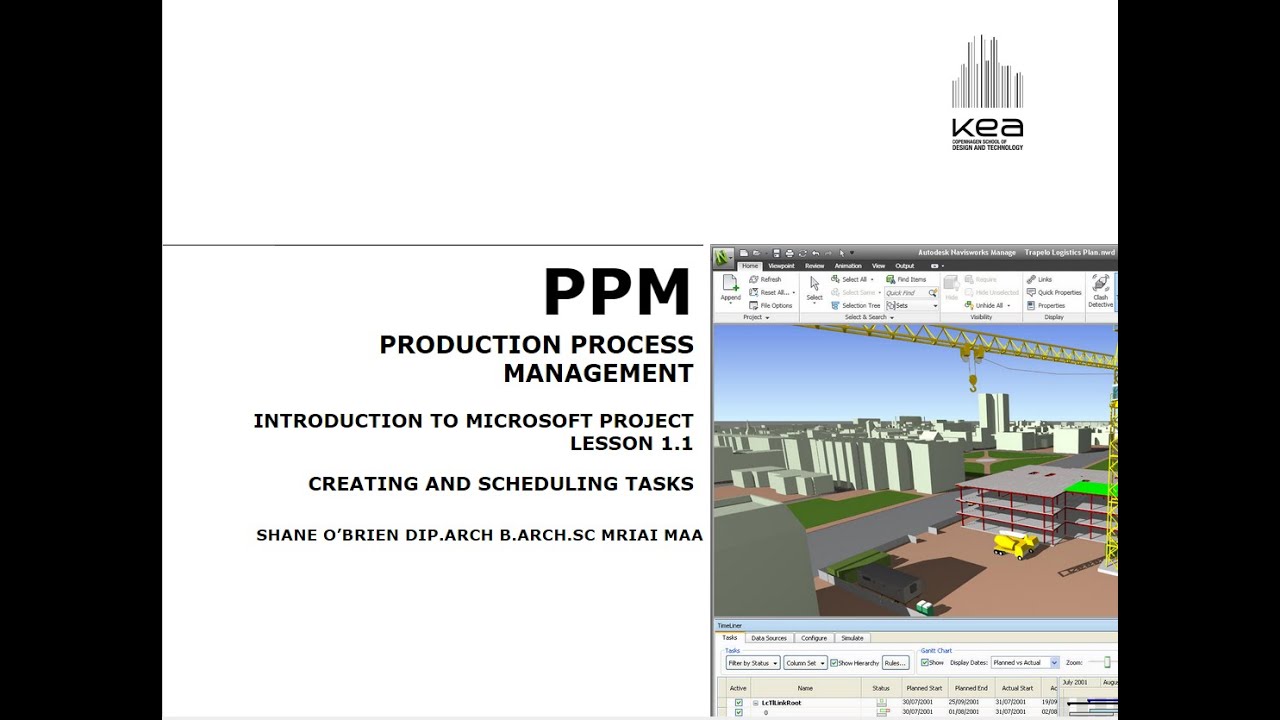 1.1 Introduction to MS Project - YouTube