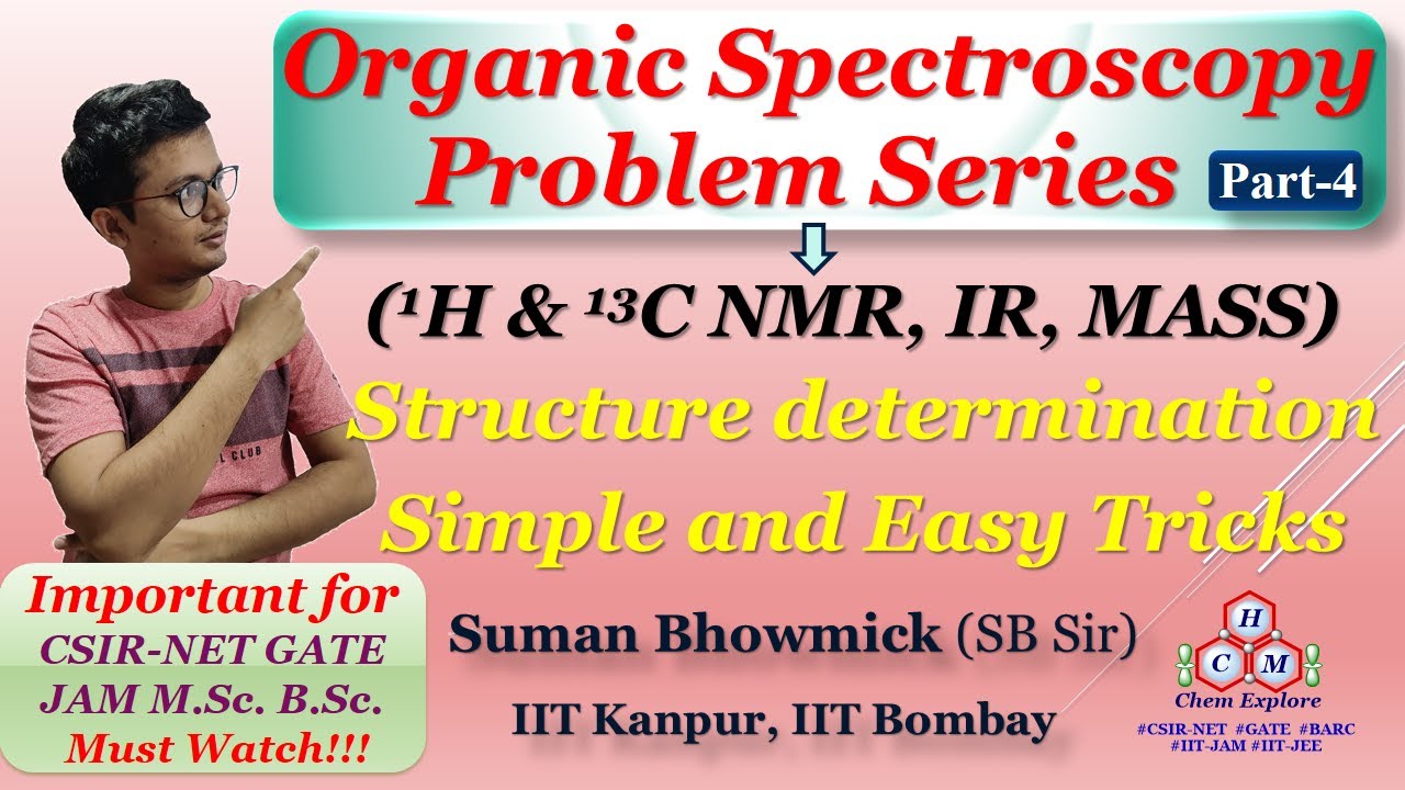 Organic Spectroscopy Problem Series (Part-4)|| Structure Determination ...