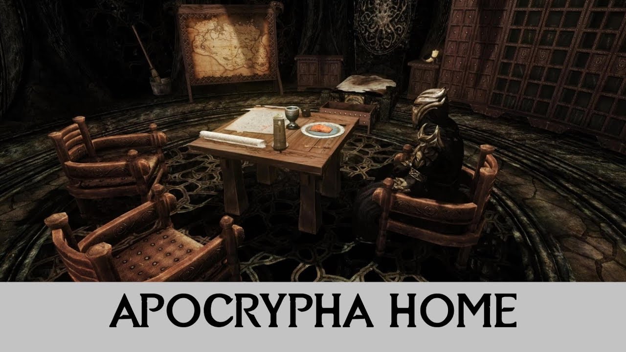 Skyrim Mod: Apocrypha Home - Player Home - YouTube