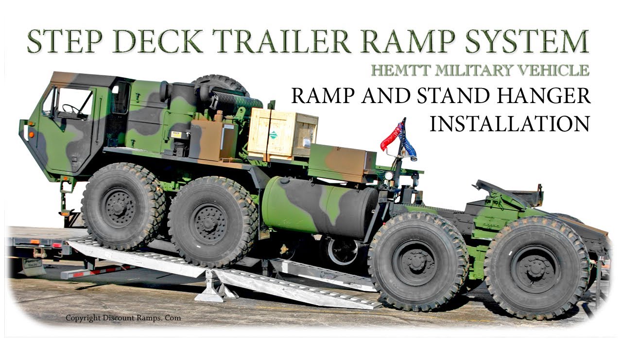 Step Deck Trailer Ramp System - Ramp and Stand Hanger Installation ...