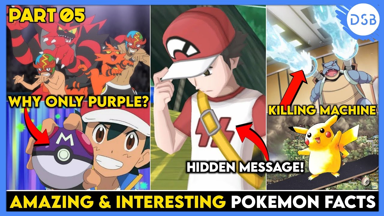 Top 20 Unknown Pokemon Facts | 20 Interesting Pokemon Facts | 20 ...