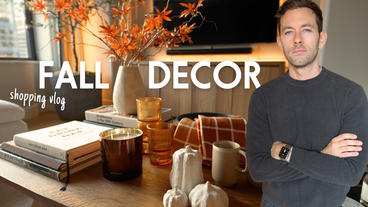 Fall Decor Haul + New Fall Outfits - YouTube