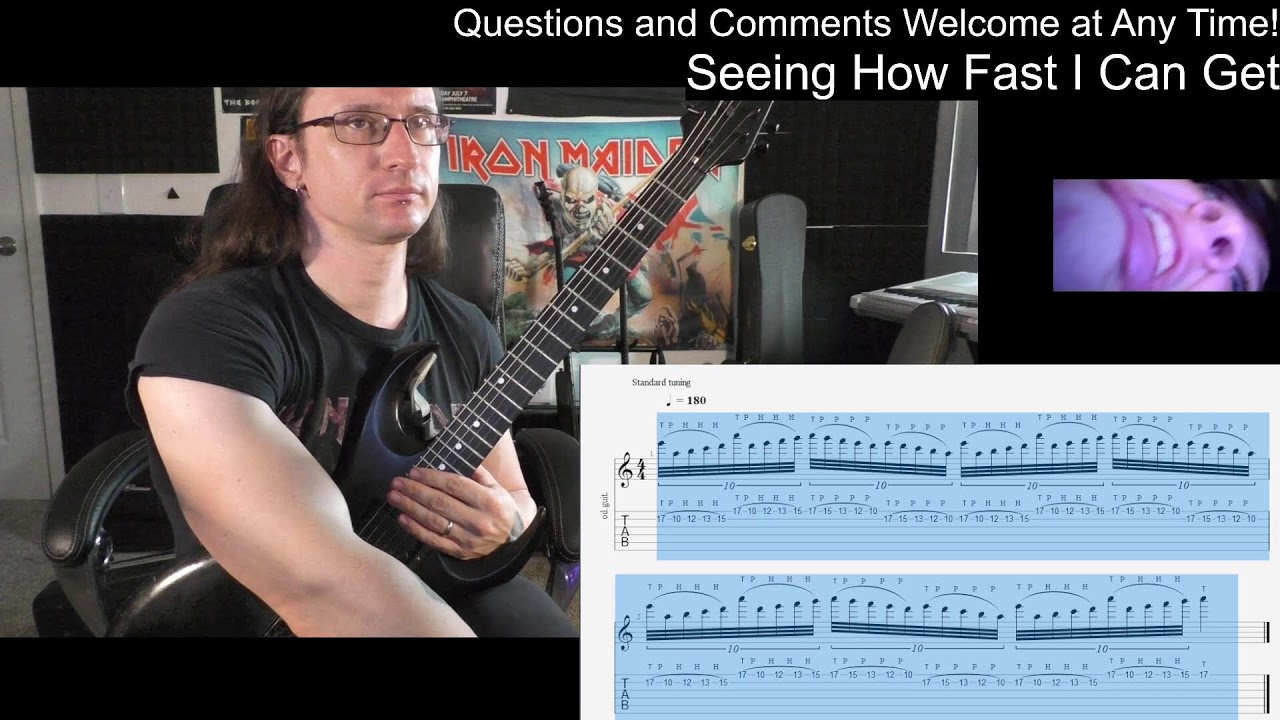 Day 57 - Speed/Shred Guitar Metal Practice + More - YouTube