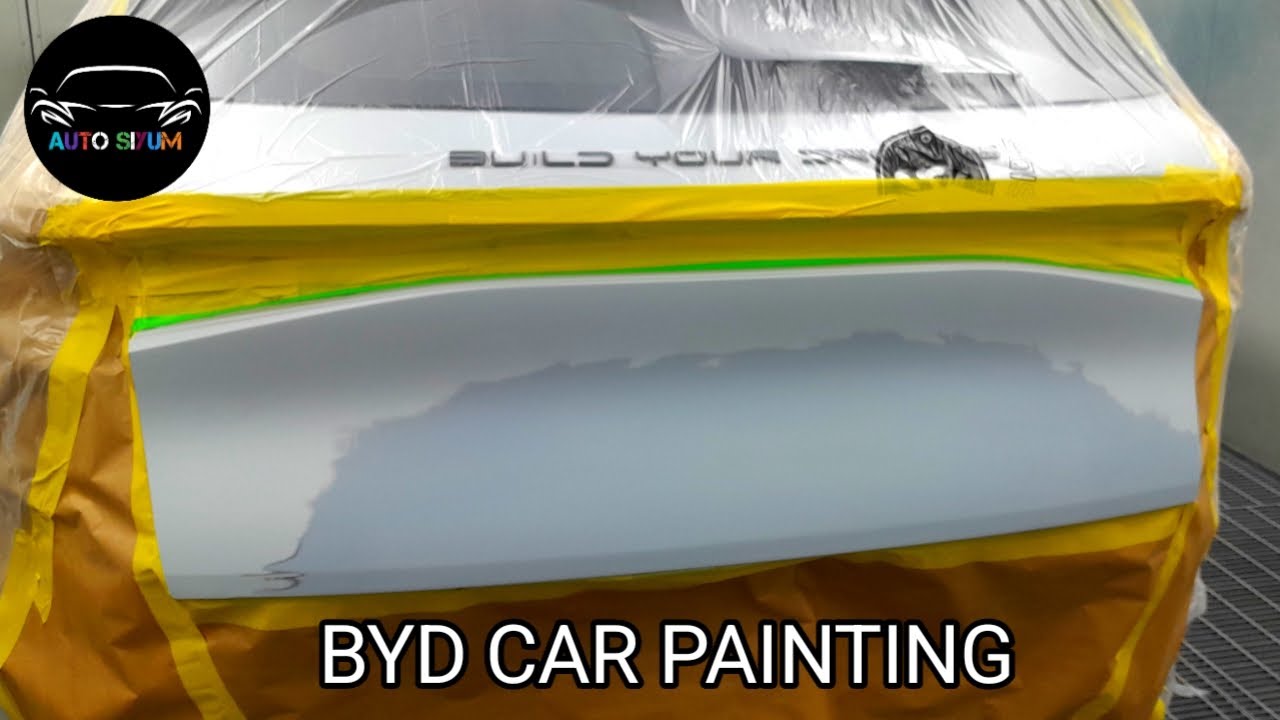 byd car painting / byd car paint / auto siyum - YouTube