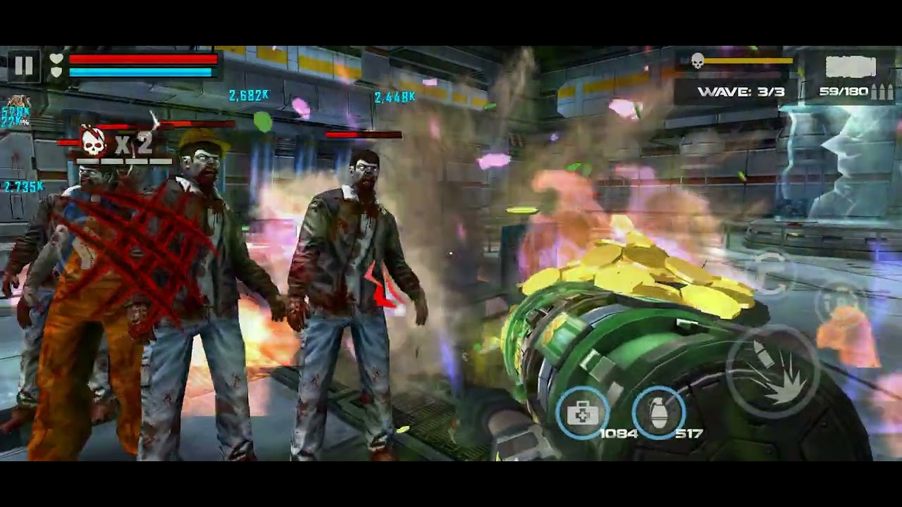 Zombie attack in mall - YouTube