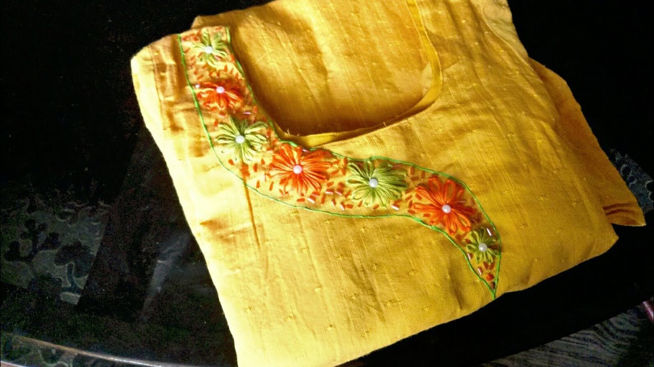 Handmade neck design - YouTube