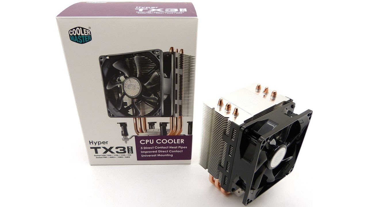 Disipador Cooler Master HYPER TX3 EVO en Español | + Montaje - YouTube