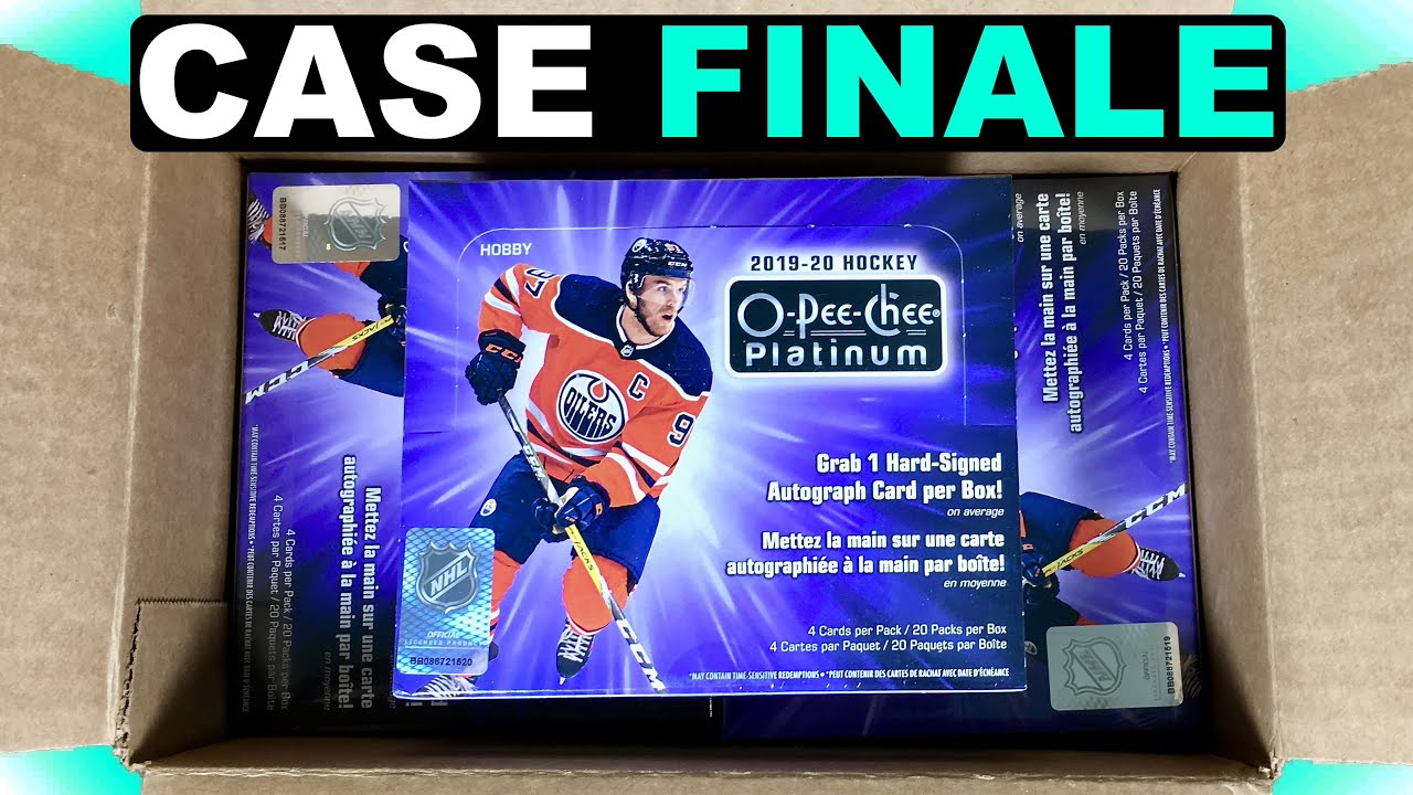 DRAMATIC FINISH! - 2019-20 O-Pee-Chee Platinum Hockey Hobby Case Break ...