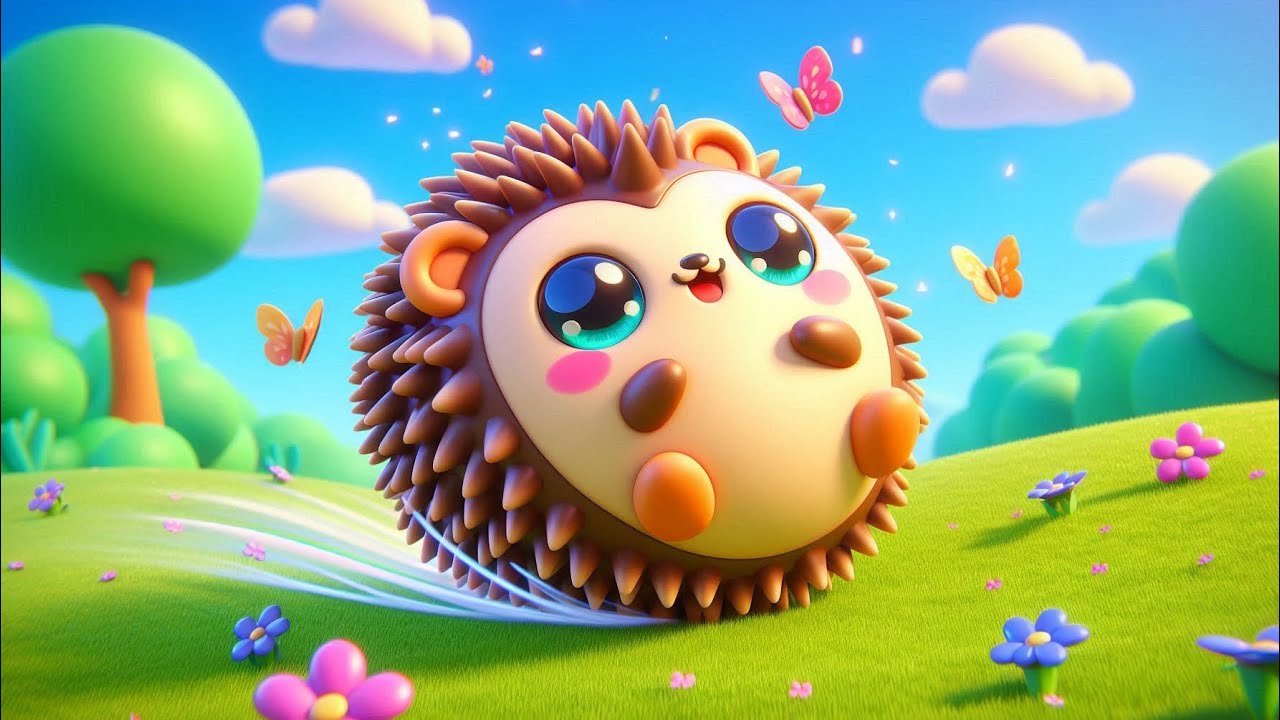 The Spinning Hedgehog | Cute & Fun Nursery Rhymes | Kids Songs & Baby ...