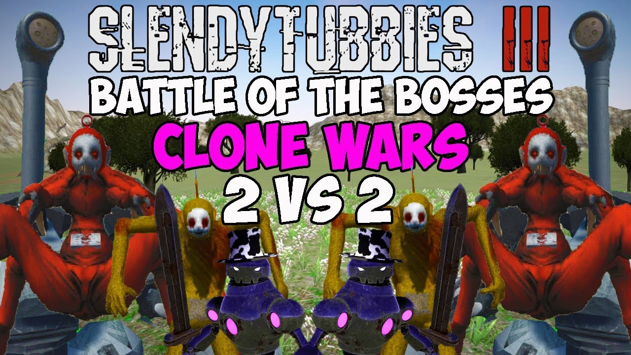 HERE COMES SPIDER PO & THE ANNOUNCER | SLENDYTUBBIES 3 BATTLE OF THE ...