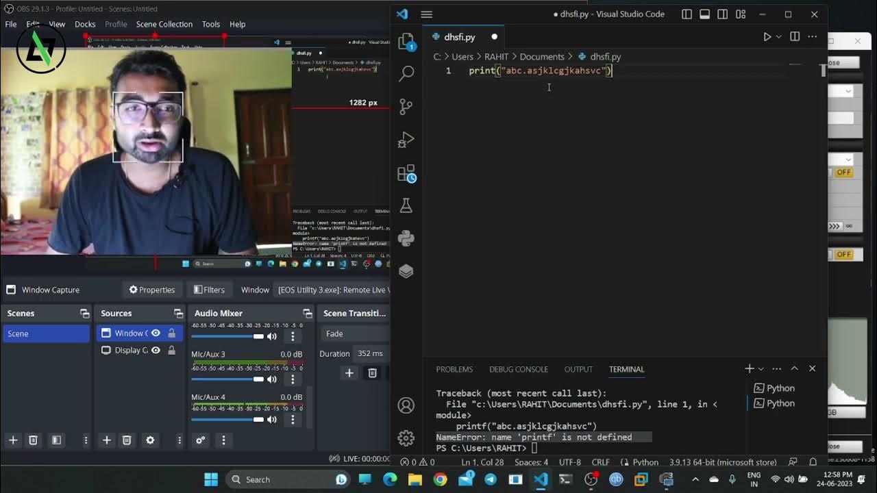 PYTHON SYNTAX | COMMENT | VARIABLE - YouTube