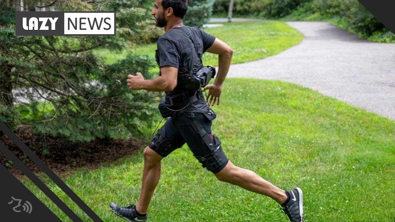 Revolutionary 'robo suit' developed to boost walking and running - YouTube