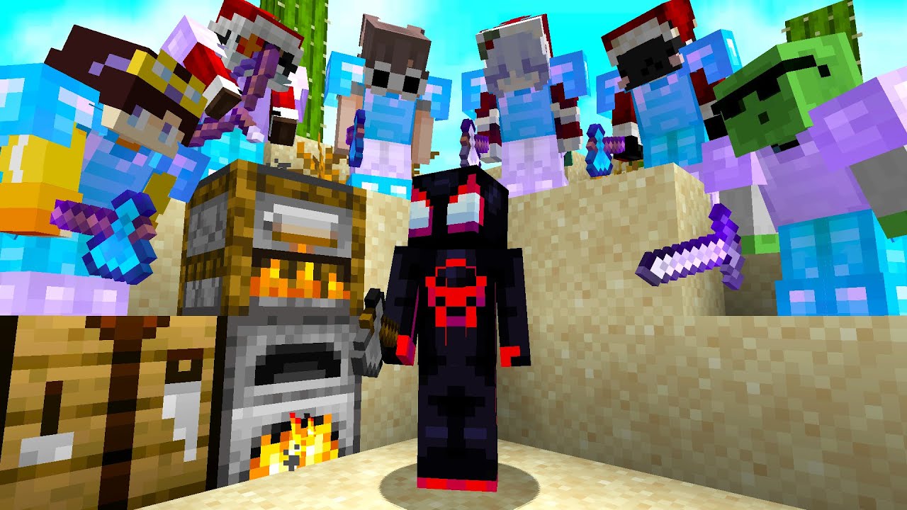 Minecraft Speedrunner VS 6 HUNTERS - YouTube