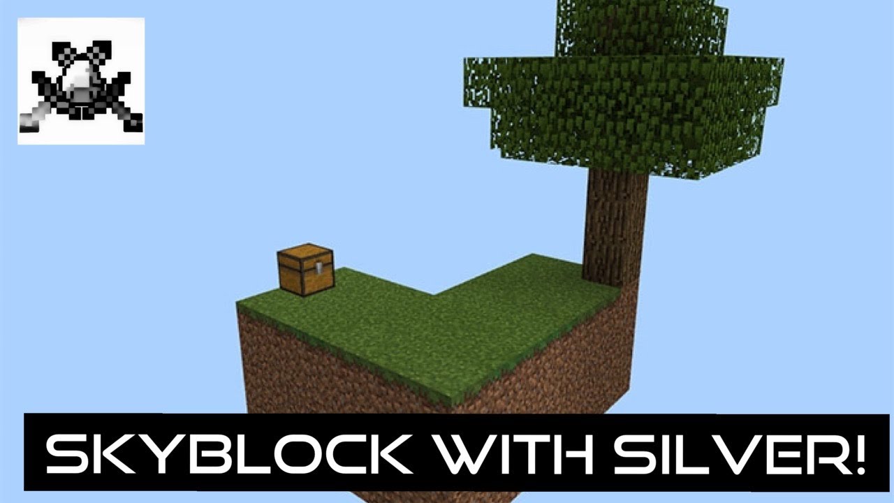 Building the Underground Base and Mob Spawner | Skyblock with Silver ...