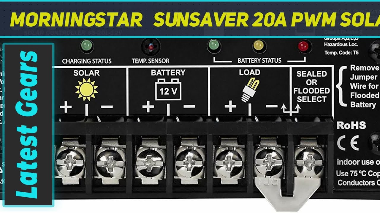 Morningstar SunSaver 20A PWM Solar - Review 2023 - YouTube