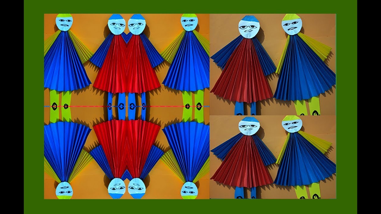 Make a Doll with paper, - YouTube