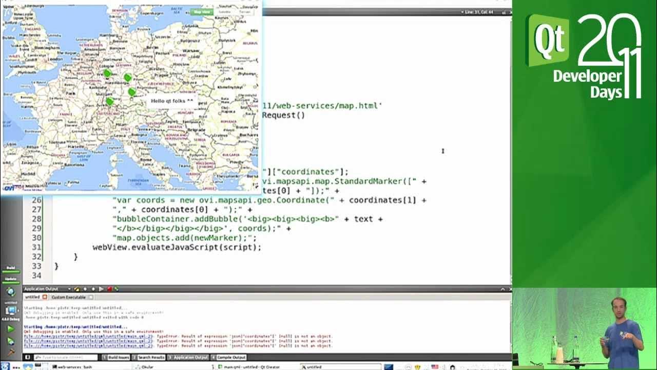 Qt DevDays 2011, Qt Networking Web Services: Peter Hartmann - YouTube