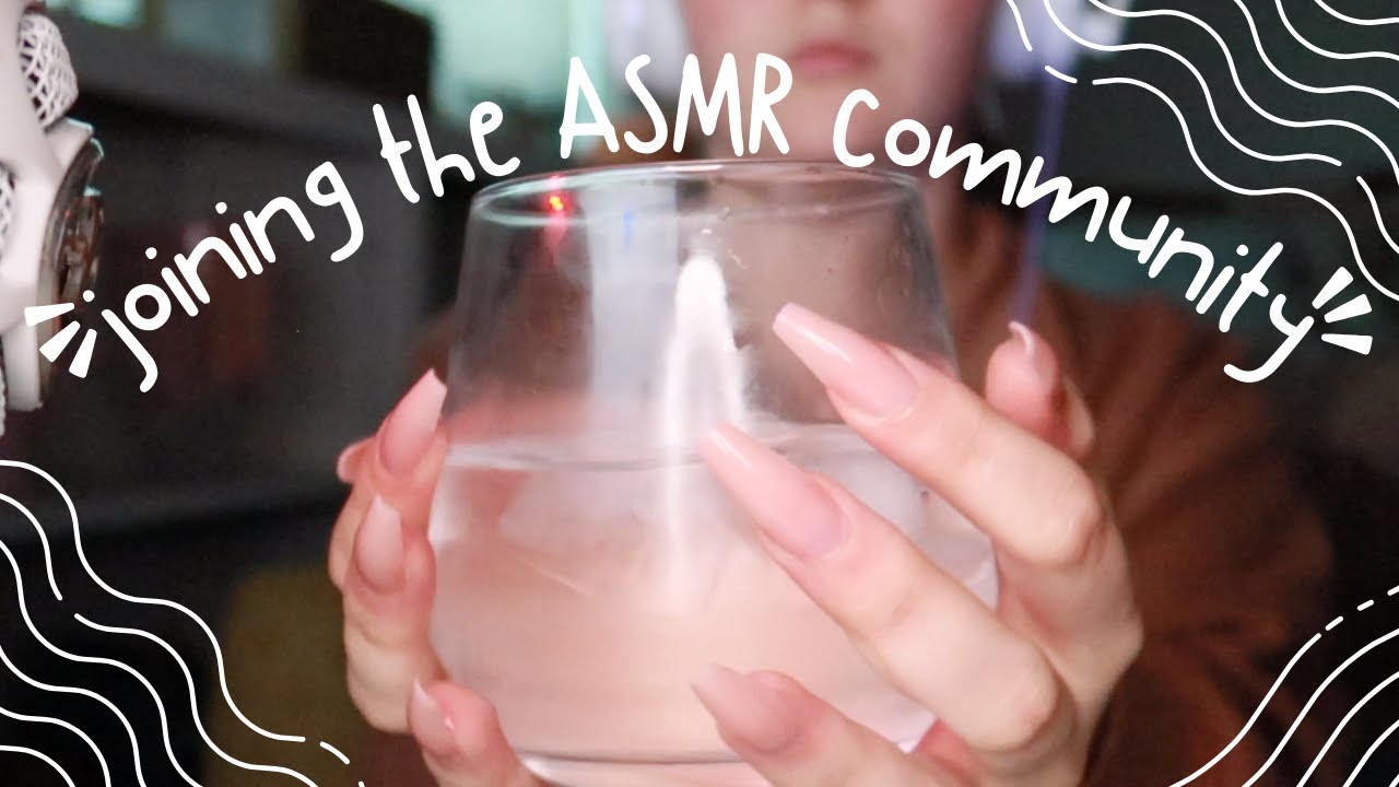 joining the asmr community! | ASMR | first video | ROSEY ASMR | enjoy ...