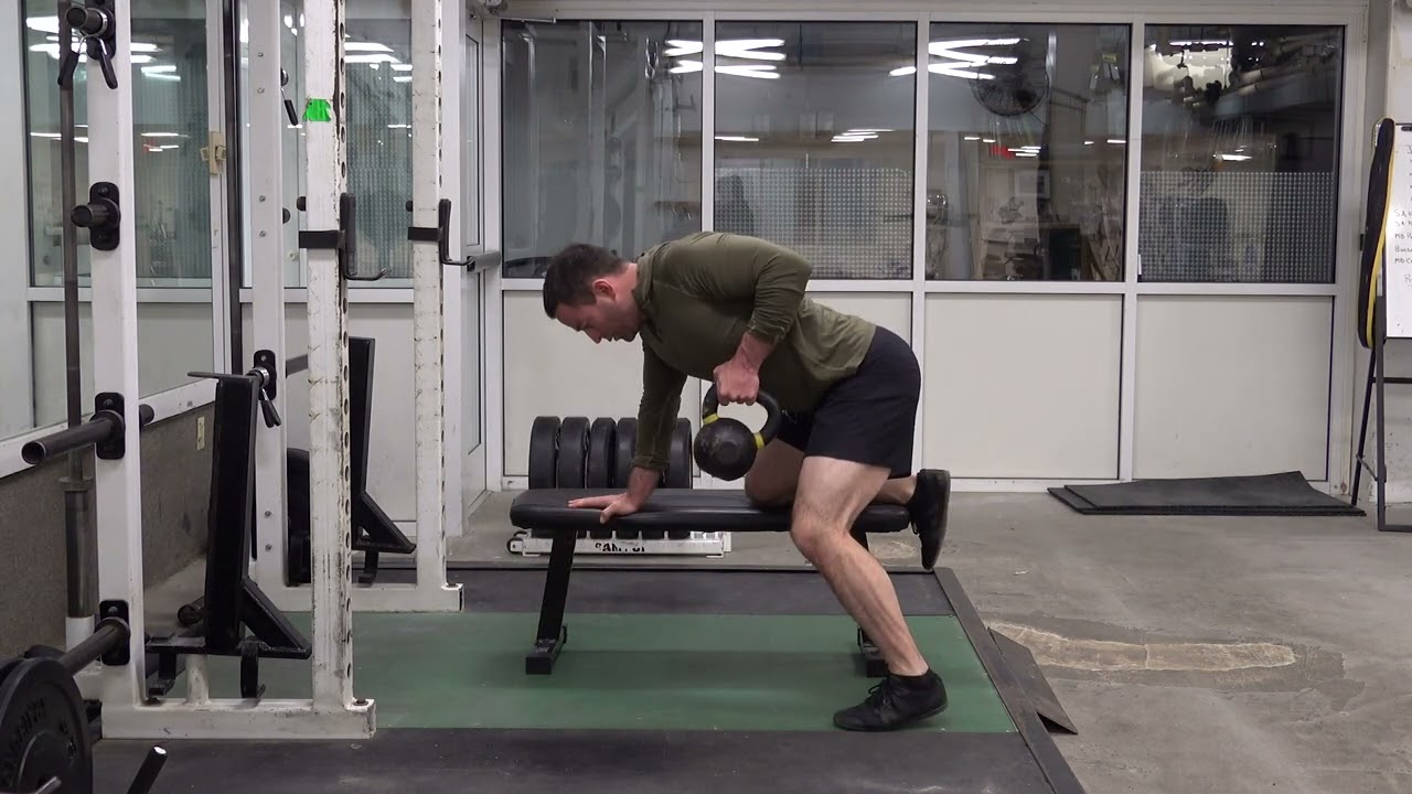 Bench Supported KB Row - YouTube