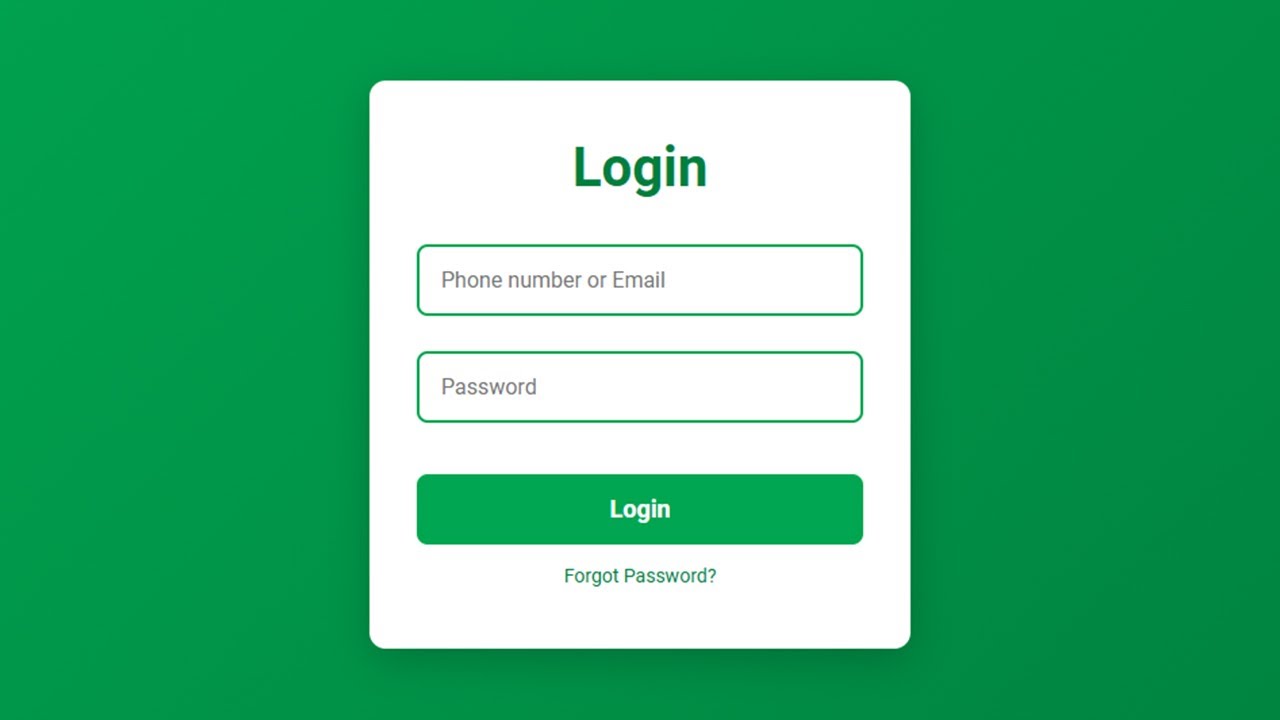 Simple Login Form Design using HTML CSS | for beginners - YouTube