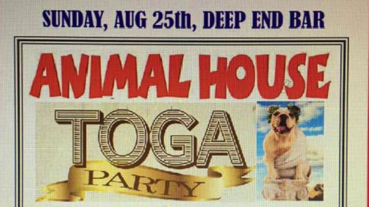 Animal House Toga Party at New Deep End August 25, 2019, St. Croix ...